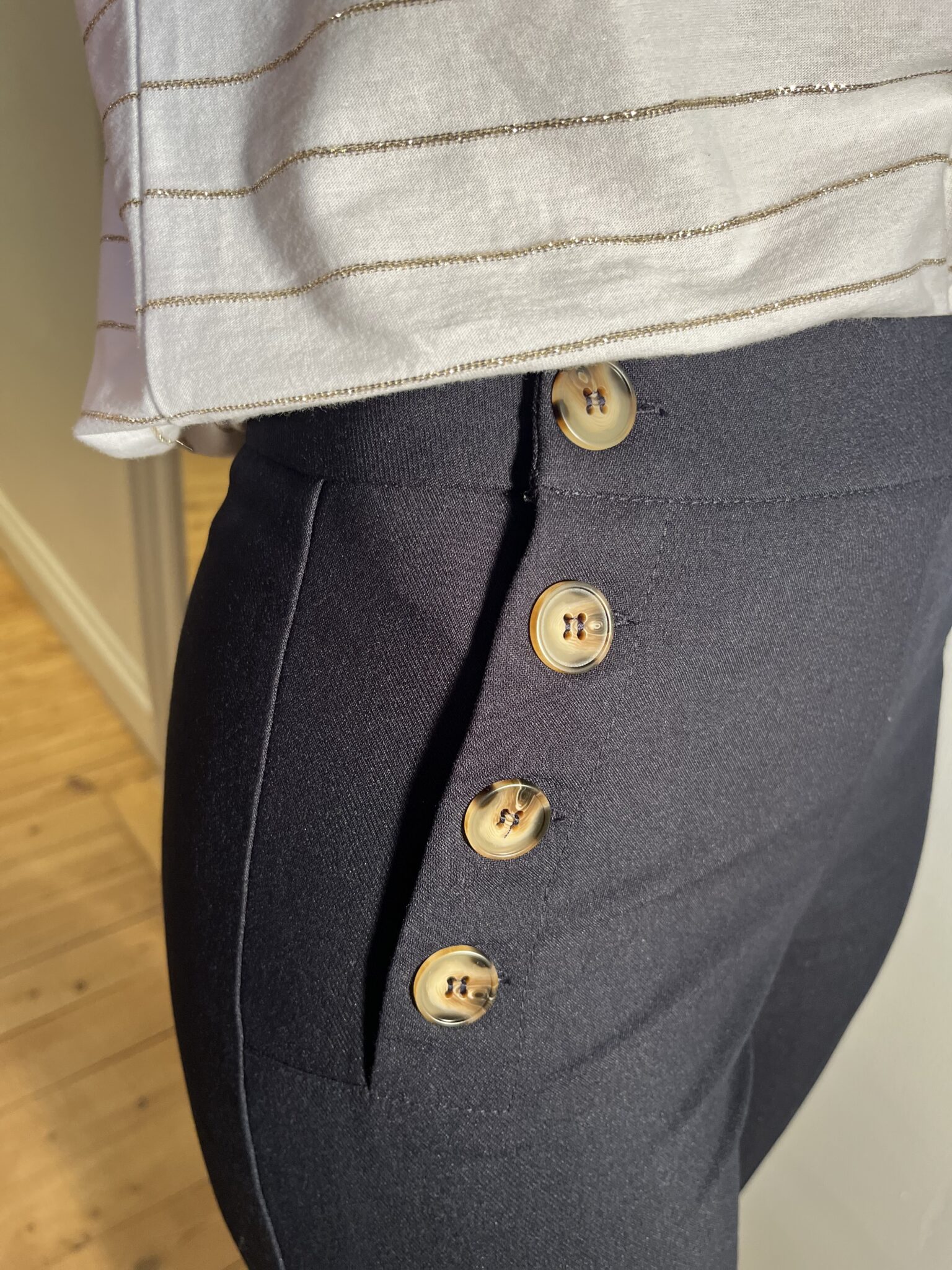 Pantalon Tom Marine - LES PIPLETTES - E-SHOP PRÊT-A-PORTER FÉMININ