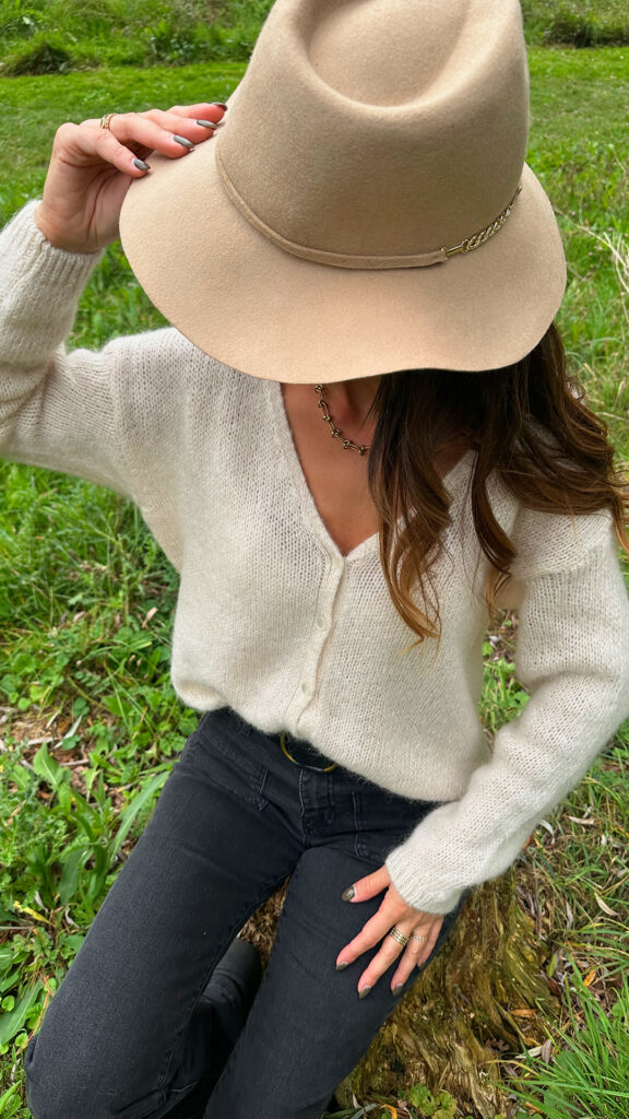 Gilet Molly Ivoire - LES PIPLETTES - E-SHOP PRÊT-A-PORTER FÉMININ