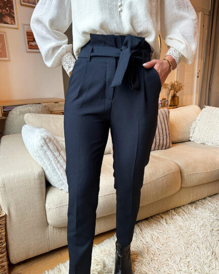 Pantalon Tom Marine - LES PIPLETTES - E-SHOP PRÊT-A-PORTER FÉMININ